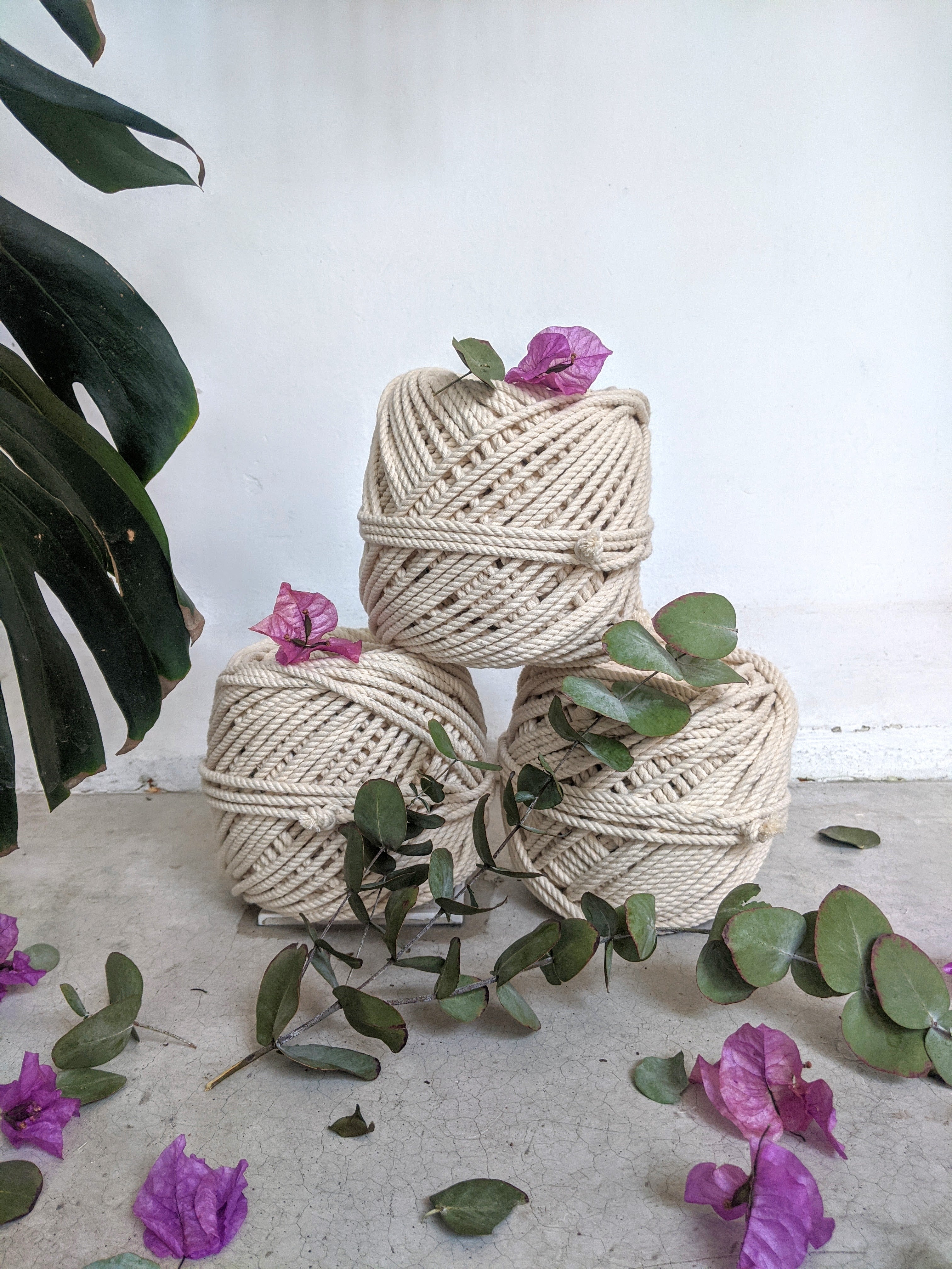 Piola PREMIUM Artesanal 1 MARÍA 100% algodón color crudo 1kg – espiralprops